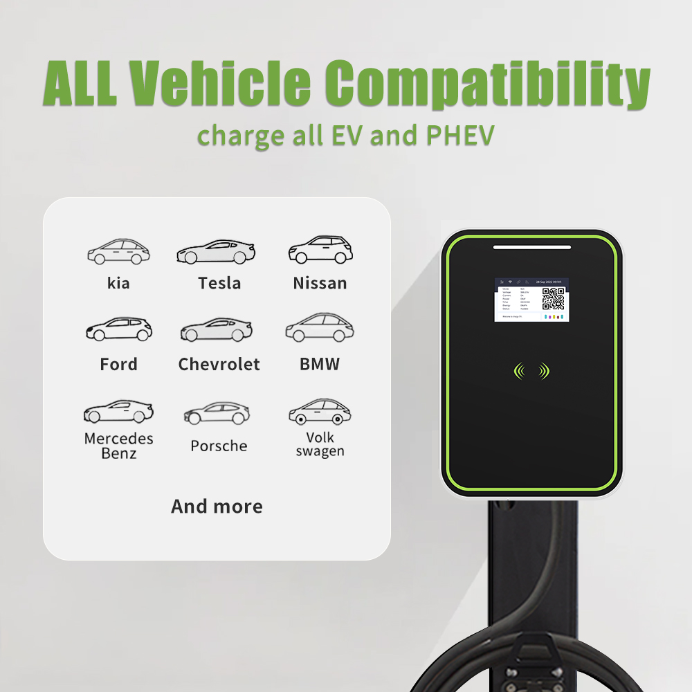 Wholesale EV Charging Station 32A 7KW 1Phase EVSE Wallbox GB/T Electric ...