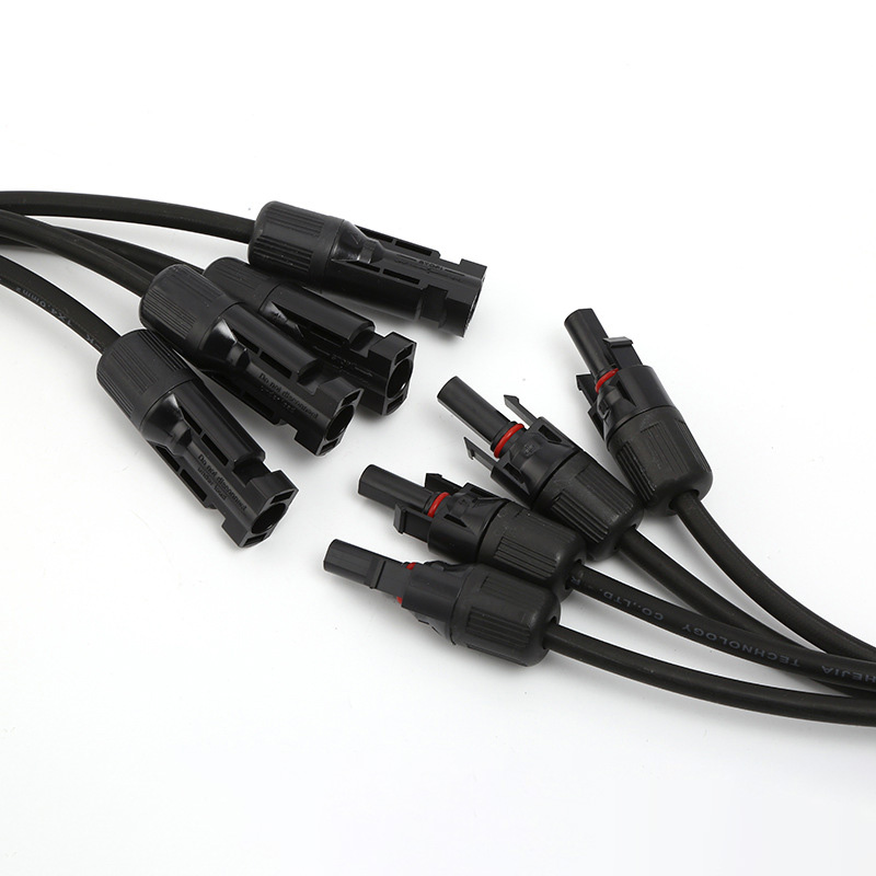 Wholesale Solar cable parallel connector 4 to 1 Y branch waterproof PV ...