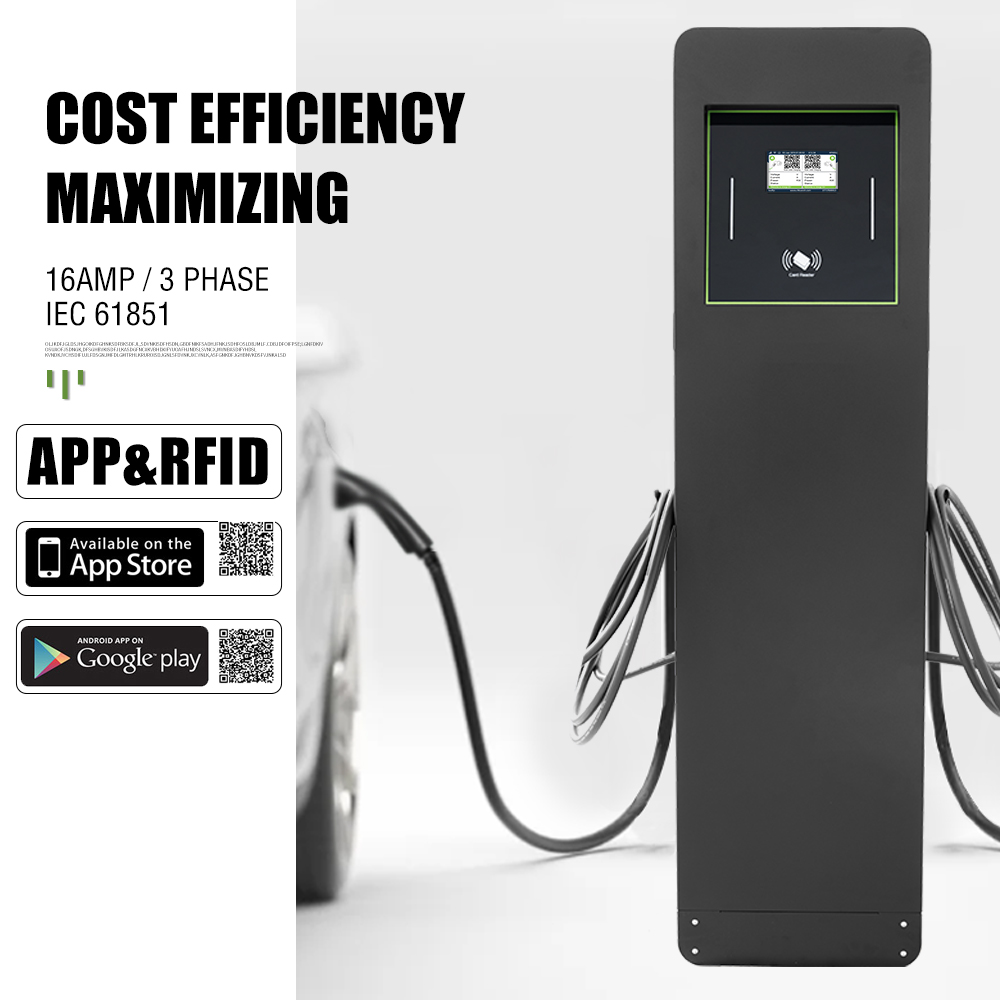 Wholesale High Standard 22kw EV Fast Charge DC Charger Dual Gun AC EV ...