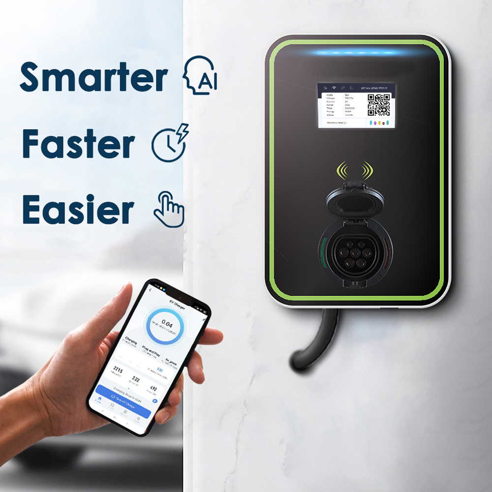 Wholesale EV Charging Station EVSE 32A 13Phase 7KW Type2 Charger ...