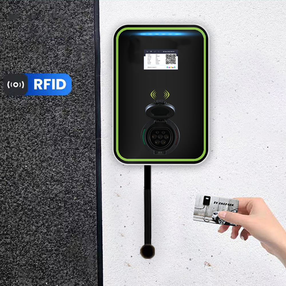 Wholesale EV Charging Station EVSE 32A 13Phase 7KW Type2 Charger Wallbox Electric Vehicle Car ...